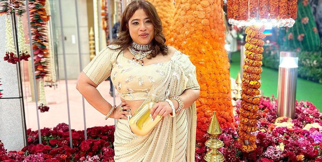 RJ Malishka Turns Heads in Masumi Mewawalla’s Lahme Collection Saree a